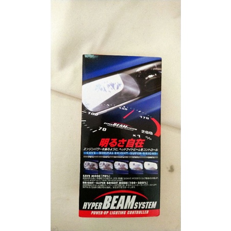 Tristar Hyper Beam System HBS-02 Headlight Tuning System TE27 KE25 KE30 ...