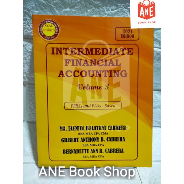 AUTHENTIC Intermediate Financial Accounting Volume 3 2021 edition by ...