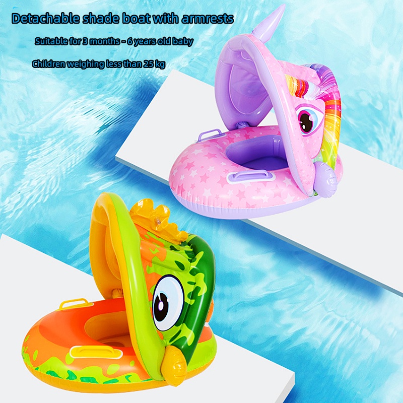 Salbabida for baby swim awning yacht with armrests swimming ring for ...