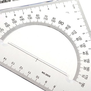 Set of 2pcs 30/60, 45 Degree Triangle Protractor Ruler Drawing Tool ...
