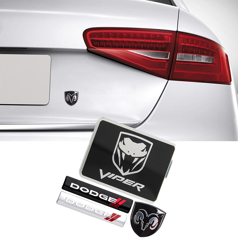For Dodge Viper Sheep Logo Charger Dakota Car Side Decoative Badge ...