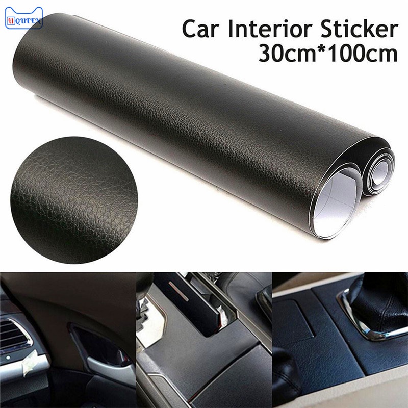 UQ| 30x100CM 3D Car Interior Decoration DIY Leather Texture Auto Car ...