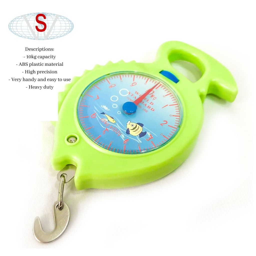 World Standard 10KG Spring Weighing Portable Kitchen Hand Scale Japan ...