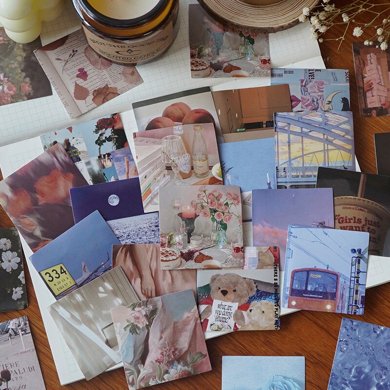 45 PCS Assorted Color Retro Life Beautiful Natural Scenery Stickers ...