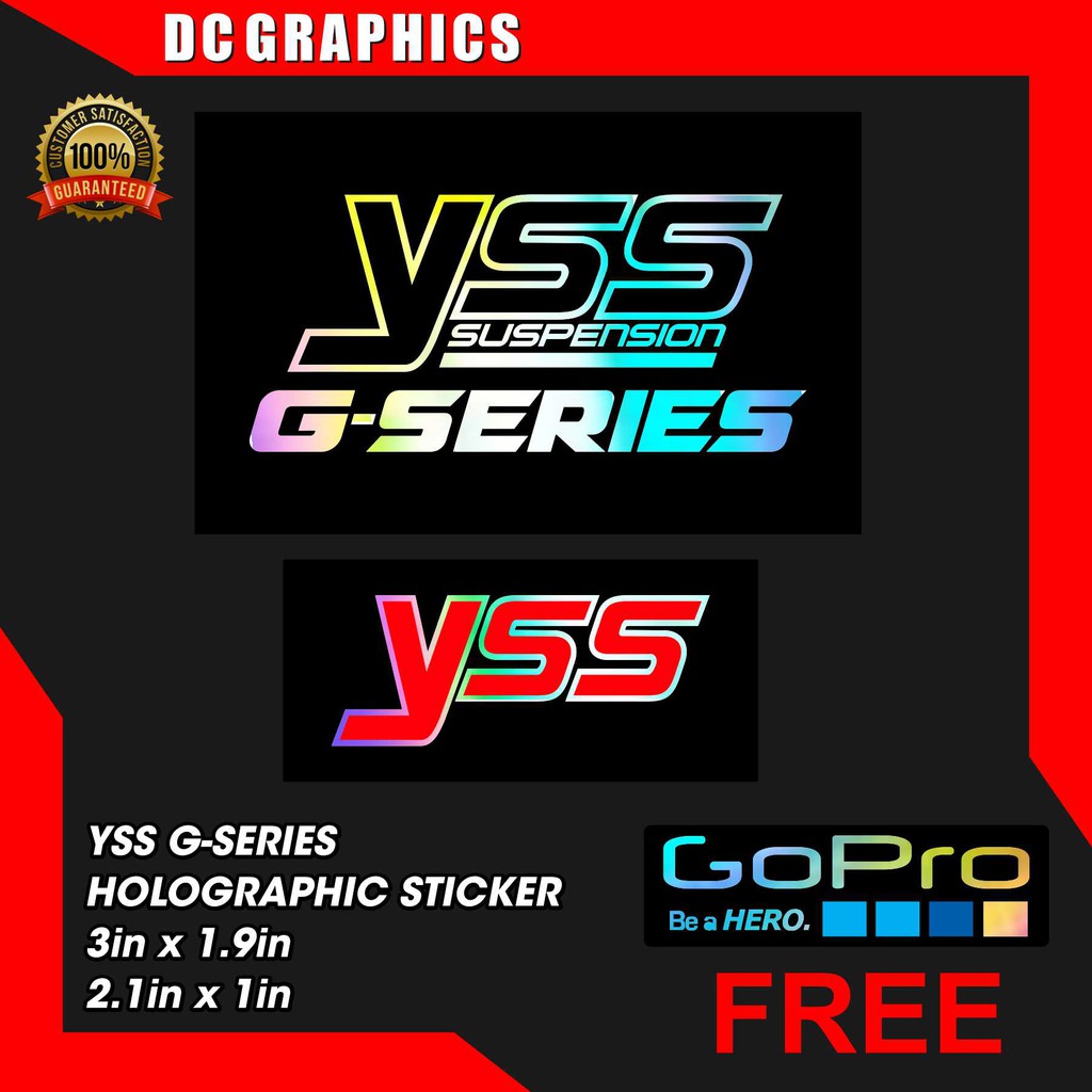 YSS G-SERIES HOLOGRAPHICS STICKER | Shopee Philippines