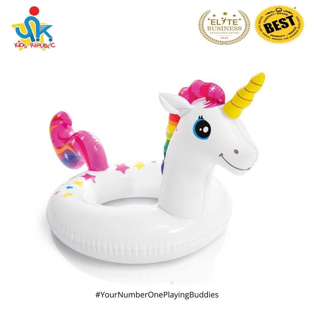 Intex 58221 Animal Shapes Inflatable Floating Swim Ring for Kids ...