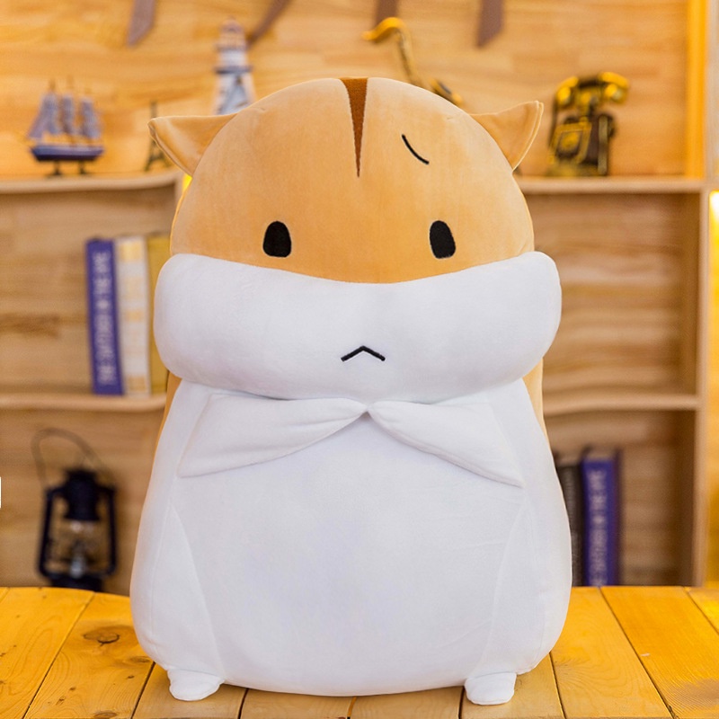 30cm Hamster Doll Patung Soft Toy Animal Doll Cute Fluffy Hamster Doll ...