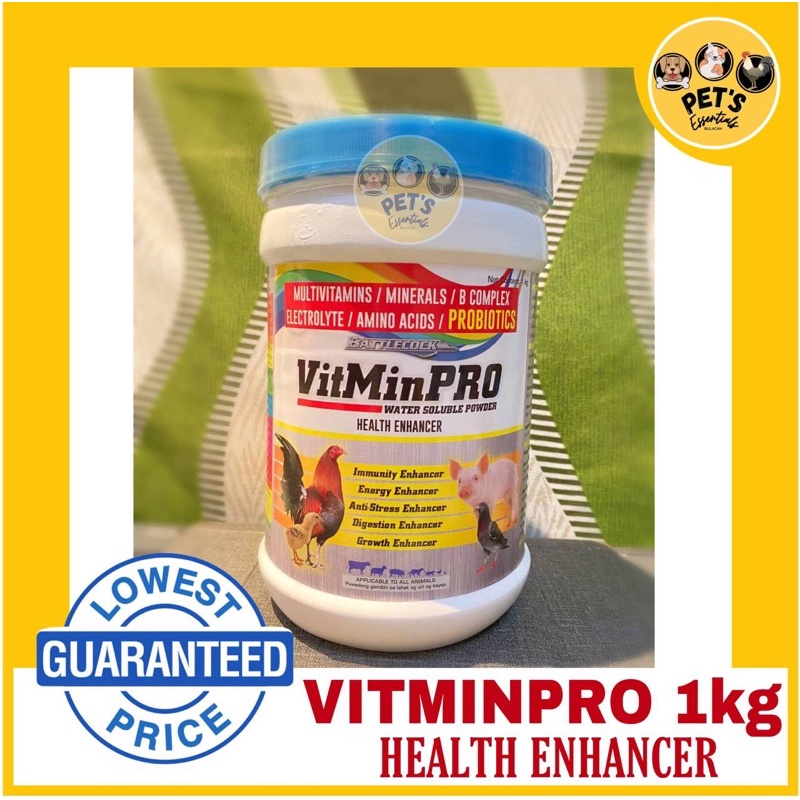 Vitmin Pro 1kg Health Enhancer (Water Soluble)Battlecock | Shopee ...