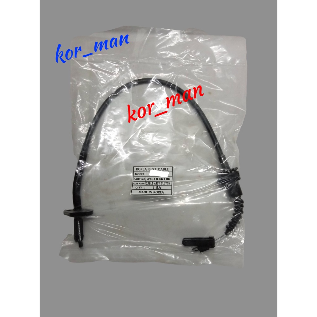 CLUTCH CABLE HYUNDAI EON 2012-2018 41510-4N100 INFAC BRAND OEM MADE IN ...