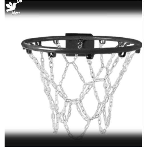 COD All-metal made galvanized alloy steel basketball net with 12 ...