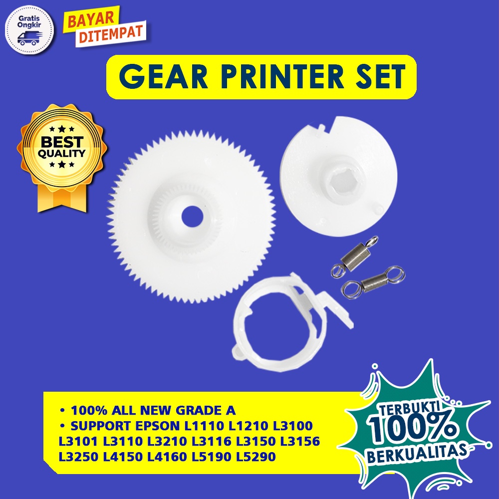 Clutch Gear Kit Epson L1110 L1210 L3110 L3116 L3210 L3150 L1250 L3100 ...