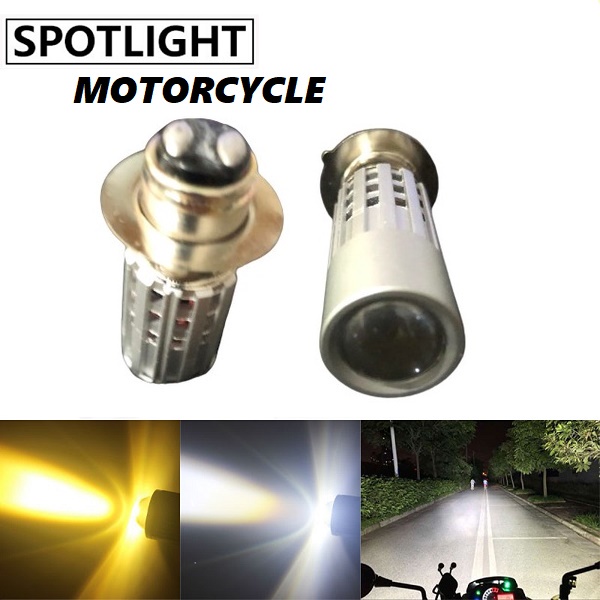 HONDA TMX 125 - LED Headlight Bulb Original WHITE & YELLOW LED ...