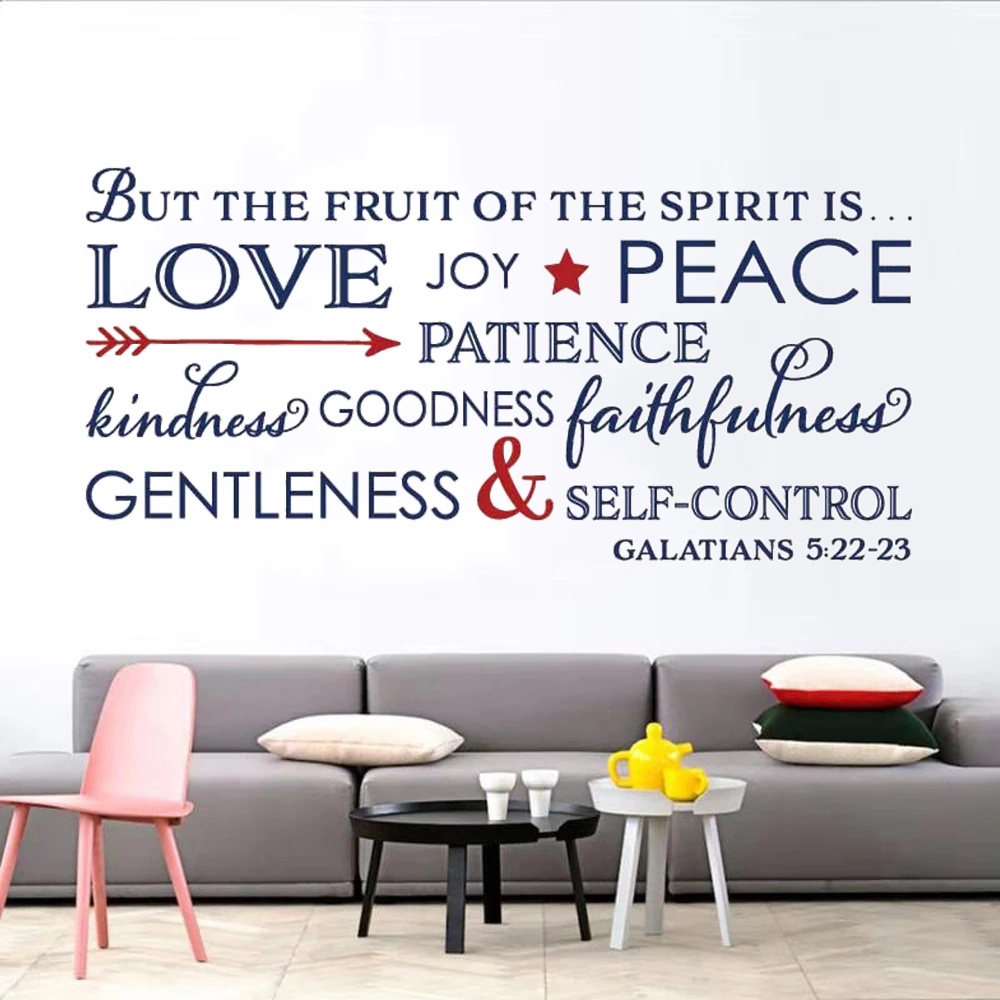 Wall Stickers Galatians 5:22-23 But the Fruit of Spirit Is Love Joy ...
