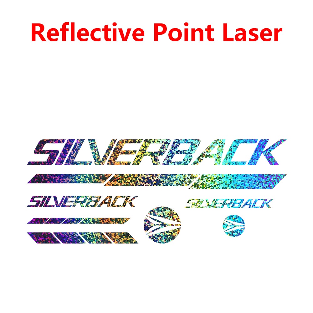 SILVERBACK Bike Frame Stickers Bicycle Stickers Die-cut Vinyl Decal MTB ...