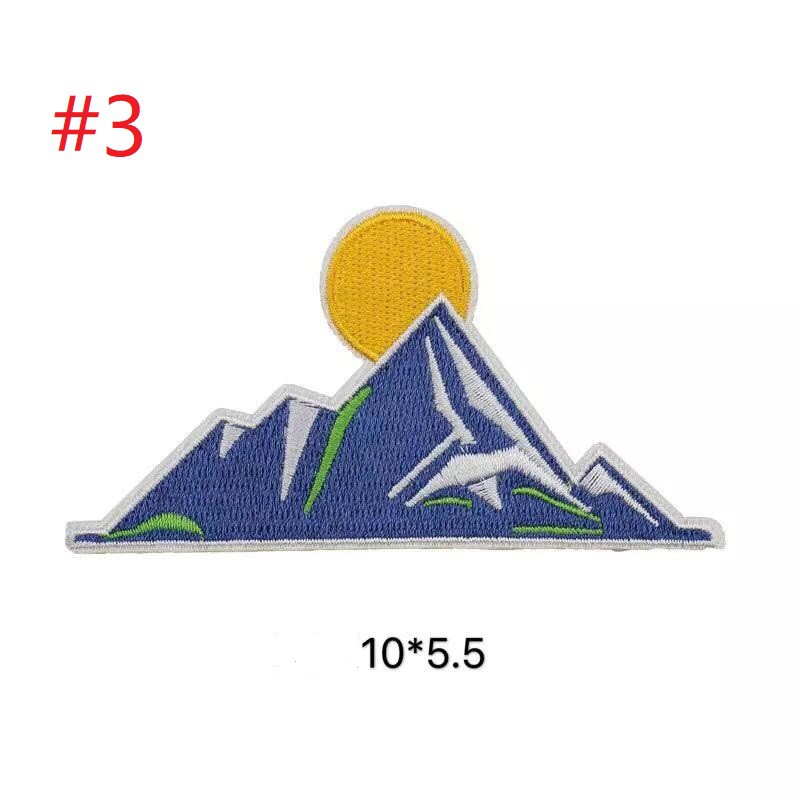 computer embroidery badge patch DIY handmade embroidered cloth patch ...