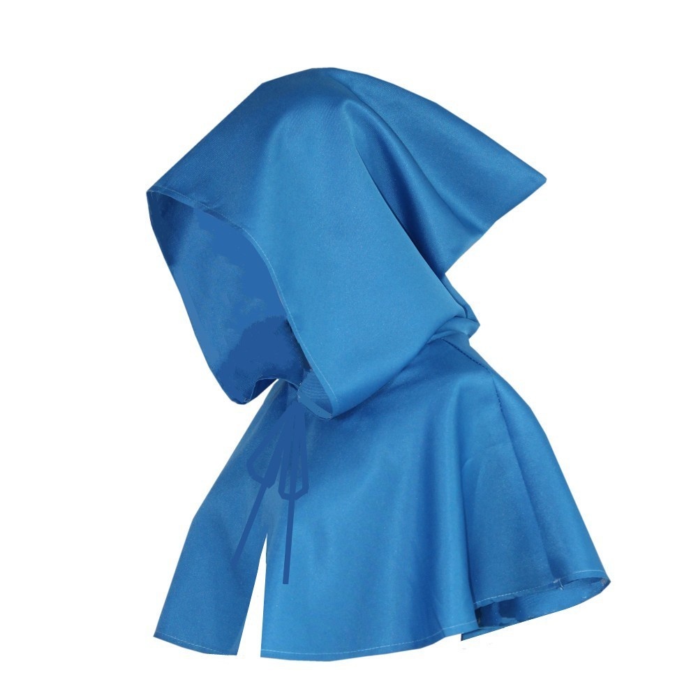 Halloween Cosplay Death Cape Short Hooded Cloak Wizard Witch Costumes ...