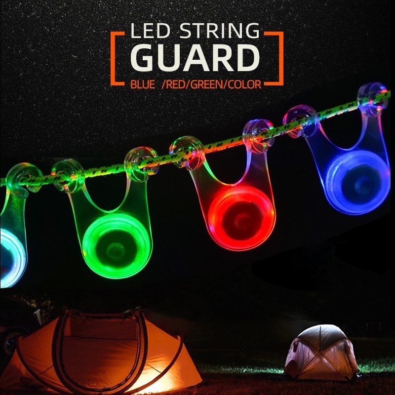 Waterproof LED String Guard Light Mini Outdoor Flashlight Camping ...