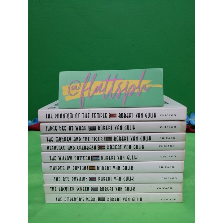 A JUDGE DEE MYSTERY BOOK COLLECTION BY ROBERT VAN GULIK [AUTHENTIC ...