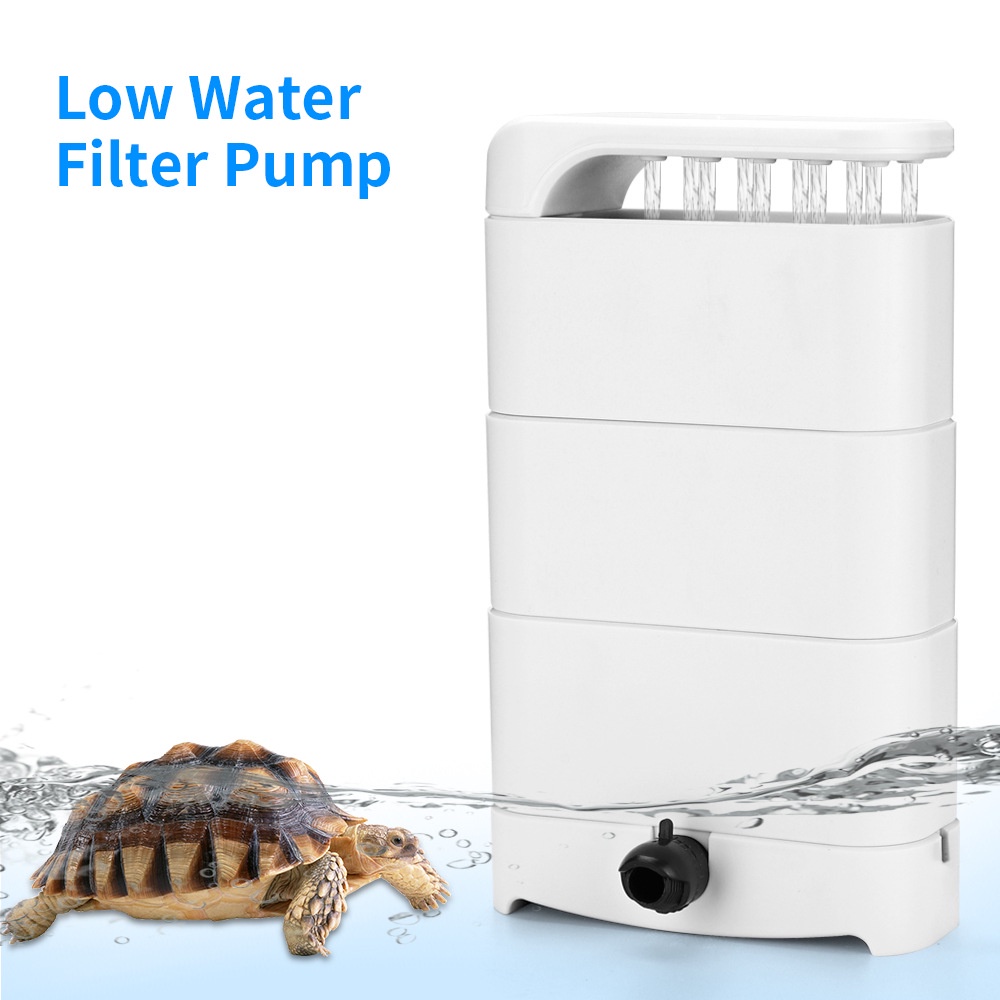 Aquarium Turtle water pump low water level fish tank turtle tank filter ...