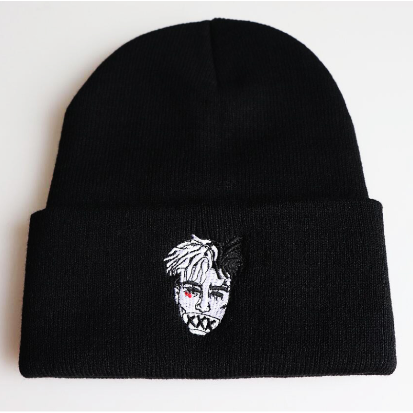 Men Women xxxtentacion rap Winter Beanie Hat Warm Soft Knitted Beanies ...