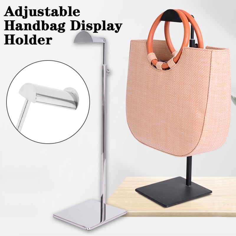 Bag Display Stand Handbag Adjustable High Display Hanger Stainless ...