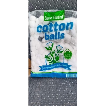 Sure-Guard, Tender Soft Cotton balls (50, 150, 300 balls) | Shopee ...