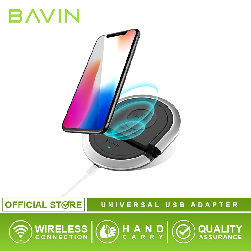 Bavin PC536 Ultimate Hi-Speed Qi Wireless Charger with Adjustable Censor | Shopee Philippines
