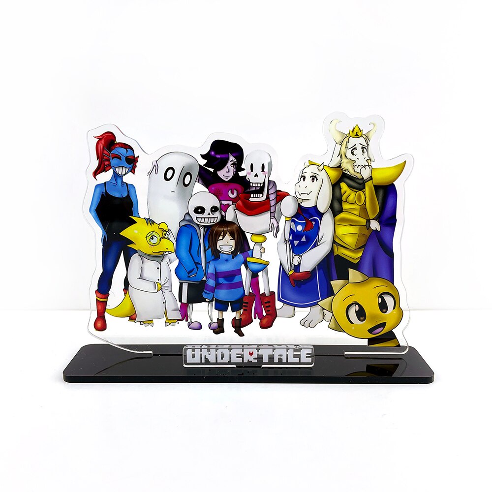 Undertale Frisk Sans Papyrus Toriel Undyne Alphys Mettaton acrylic ...