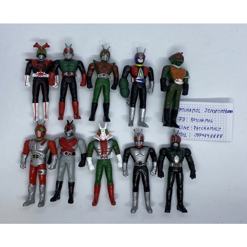10 kamen Rider red idids, second hand collectibles. | Shopee Philippines