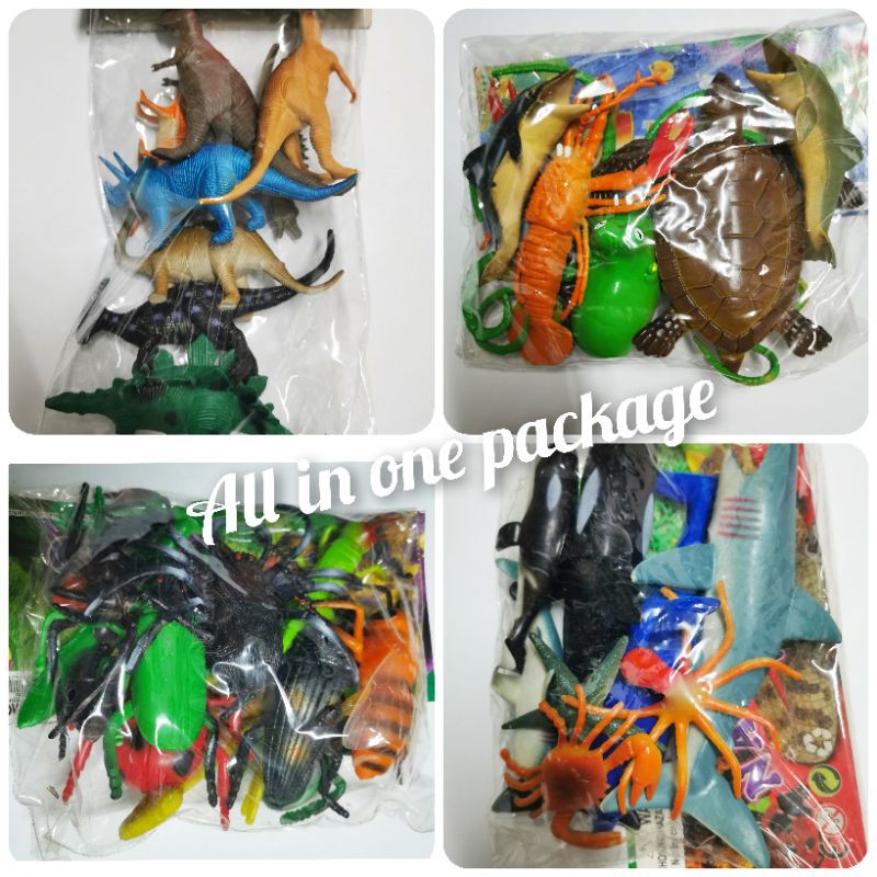 Animal/dinosaur/ Insect/Sea Toy Set Kids Play/ Animal Toy Set/ Dinasour ...