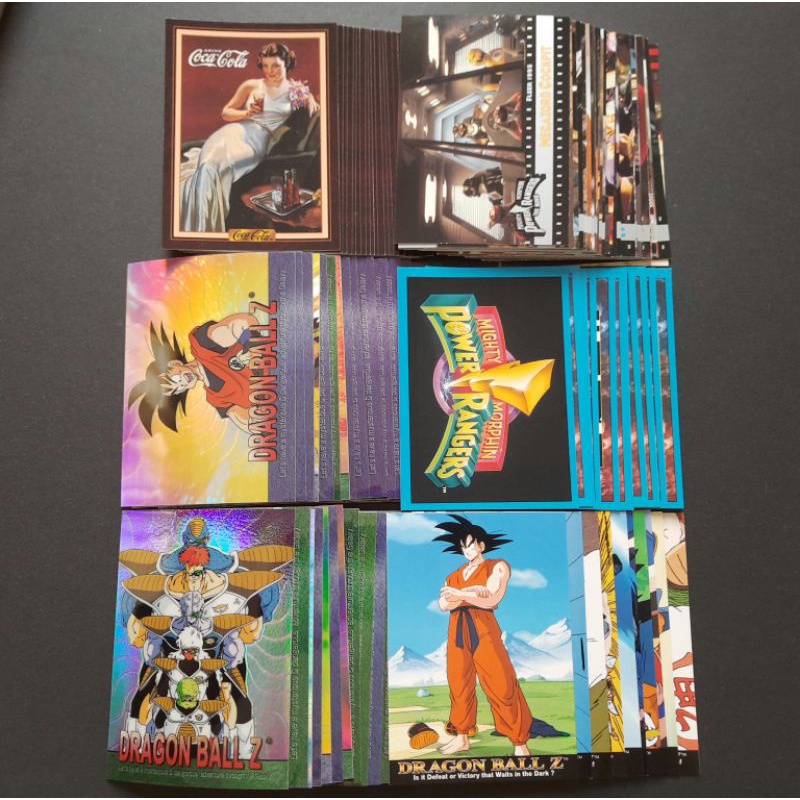 DBZ Dragon Ball Z MMPR Power Rangers Coca Cola Trading Cards 90s ...