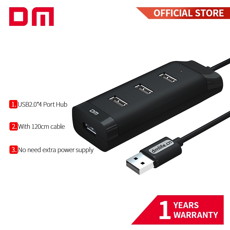 4 Port Micro USB Hub 2.0 USB Splitter Hub For Tablet Laptop Computer ...
