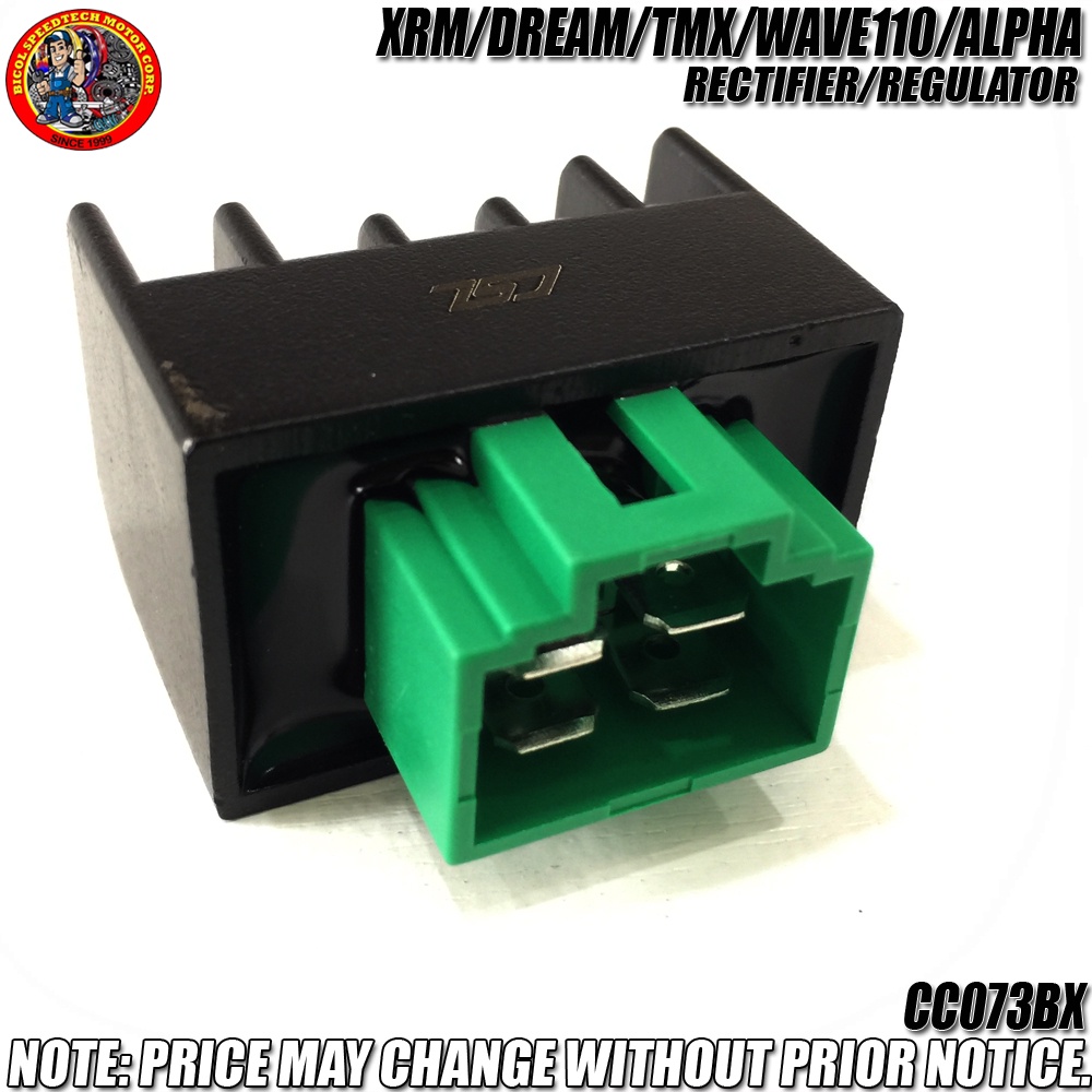 XRM/DREAM/TMX/WAVE 110/ALPHA RECTIFIER REGULATOR (CC073BX) | Shopee ...