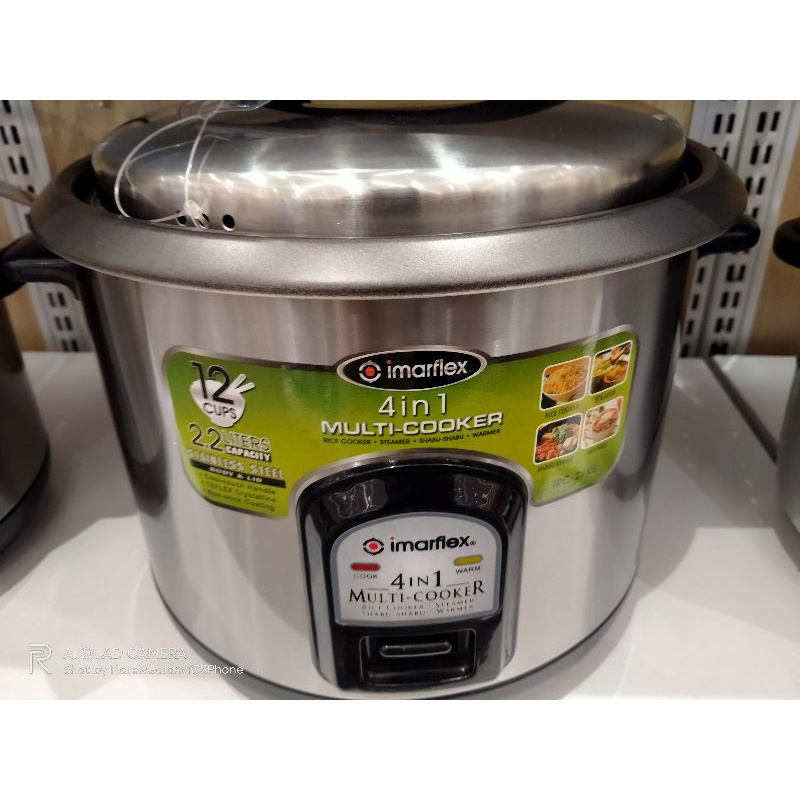 Imarflex Rice Cooker 4 in 1 Multi Cooker | Shopee Philippines