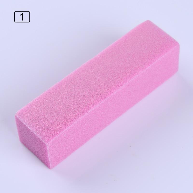 Born Pretty Pink Blue White Sanding Sponge Nail Files Buffer Diy Tool 1 ...
