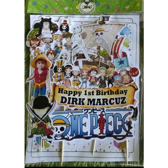 ONE PIECE Theme cake topper | Shopee Philippines