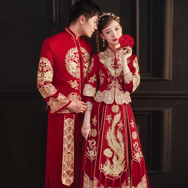 Xiuhe Clothing Bride 2022 New Style Autumn Winter Wedding Dragon ...