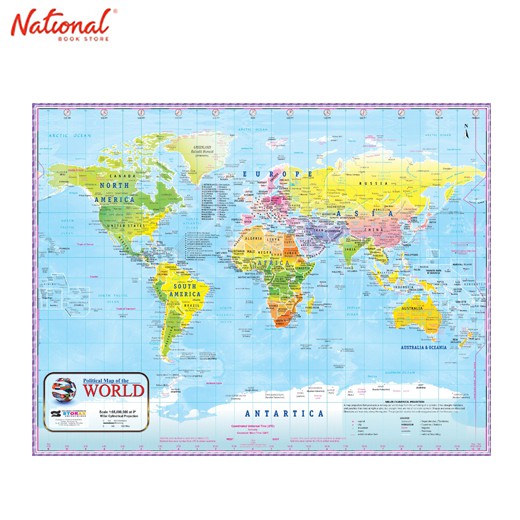 World Map (small) (Paperback) National Book Store | Shopee Philippines