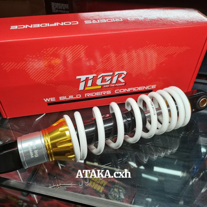 TTGR MOTORCYCLE REAR SHOCK 300MM Mio Sporty/ Beat/ Mioi 125/Skydrive/Click/Souli125 /FINO/gear ...