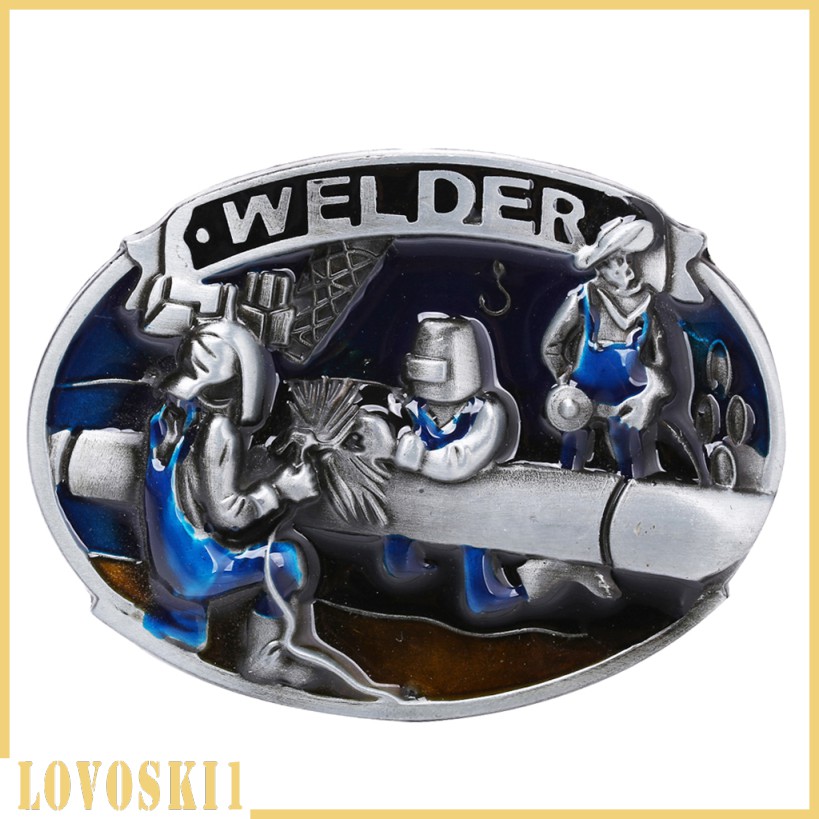 [LOVOSKI1] Welder Cowboy Men's Rodeo Indian Belt Buckle Belt Accs ...