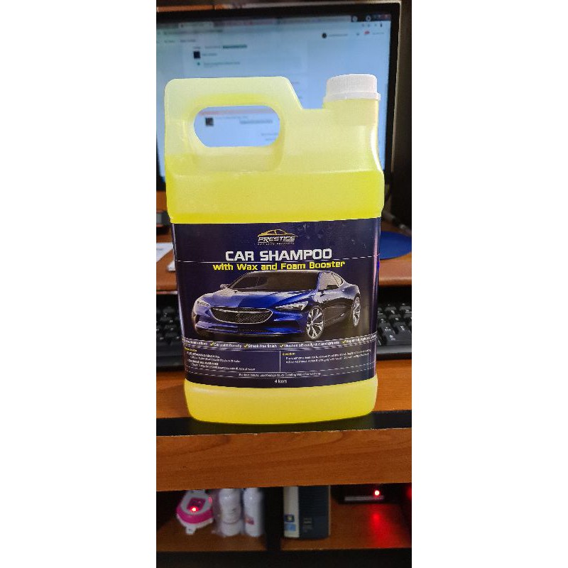 Prestige Elite Car Shampoo with Wax and Foam Booster 4L PREMIUM ...