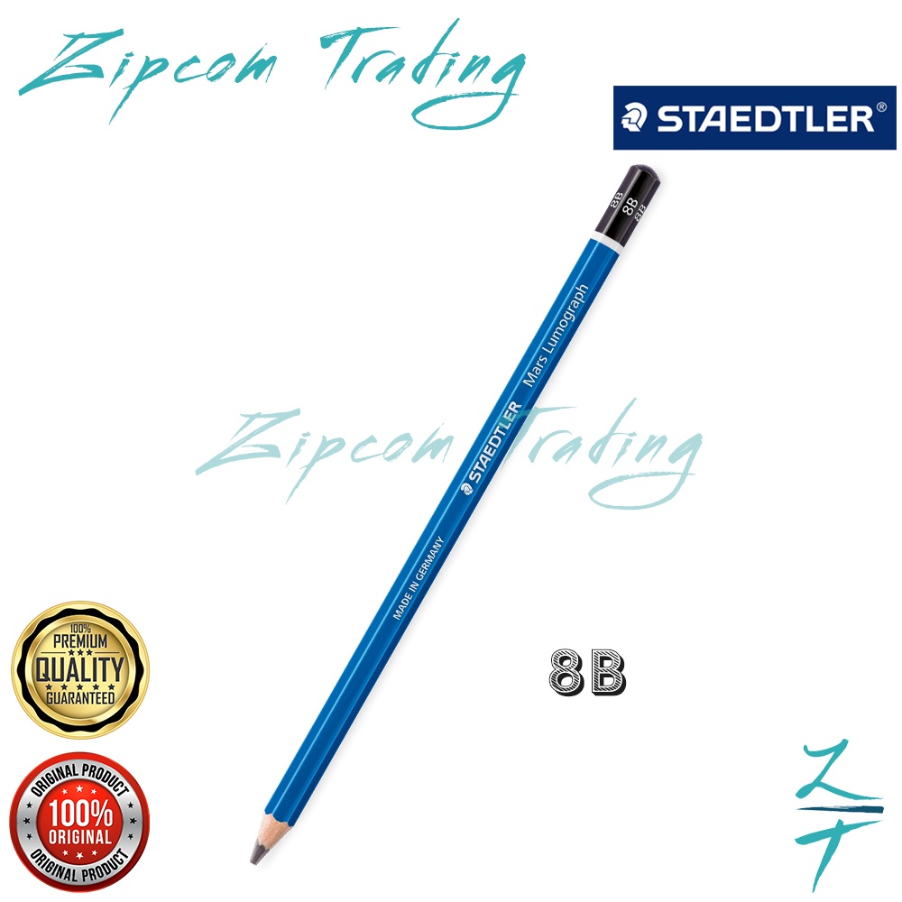 Staedtler Mars Lumograph Artist Pencil ( 100 B F H HB 2B 3B 4B 5B 6B 7B 8B 9B F H 2H 3H 4H 5H 6H ...