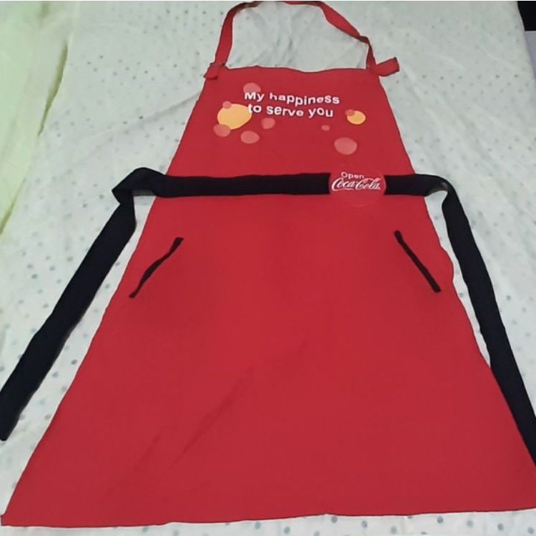 Coca Cola Coke Collectible Red Apron Kitchen Collection | Shopee ...