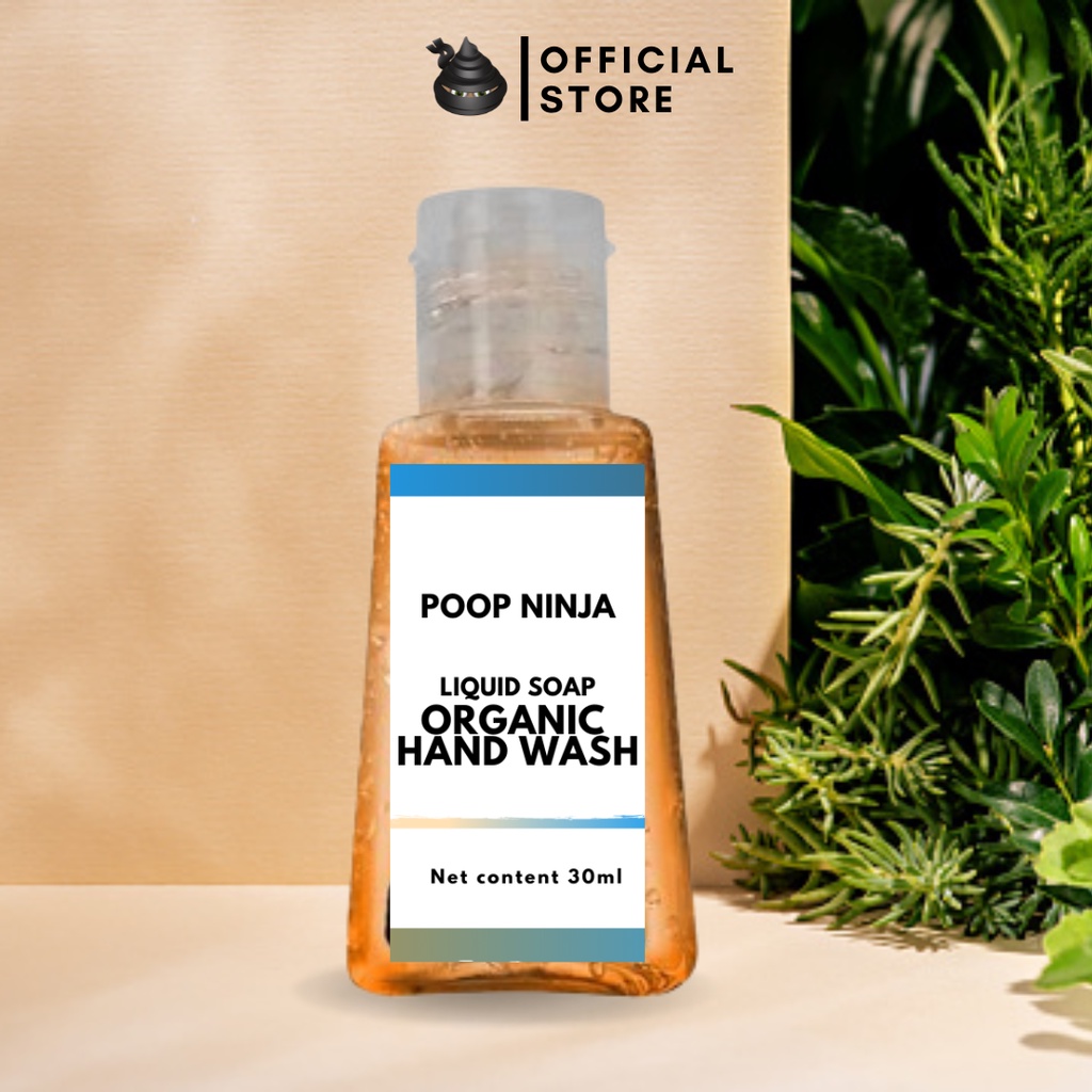 Poop Ninja Natural Organic Soap Liquid Hand Wash Travel souvenir 30ML ...