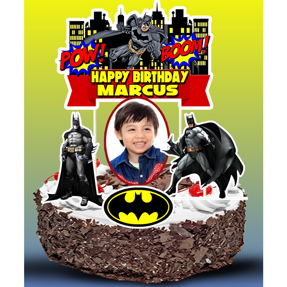 Batman Cake Topper Themed Set | Shopee Philippines