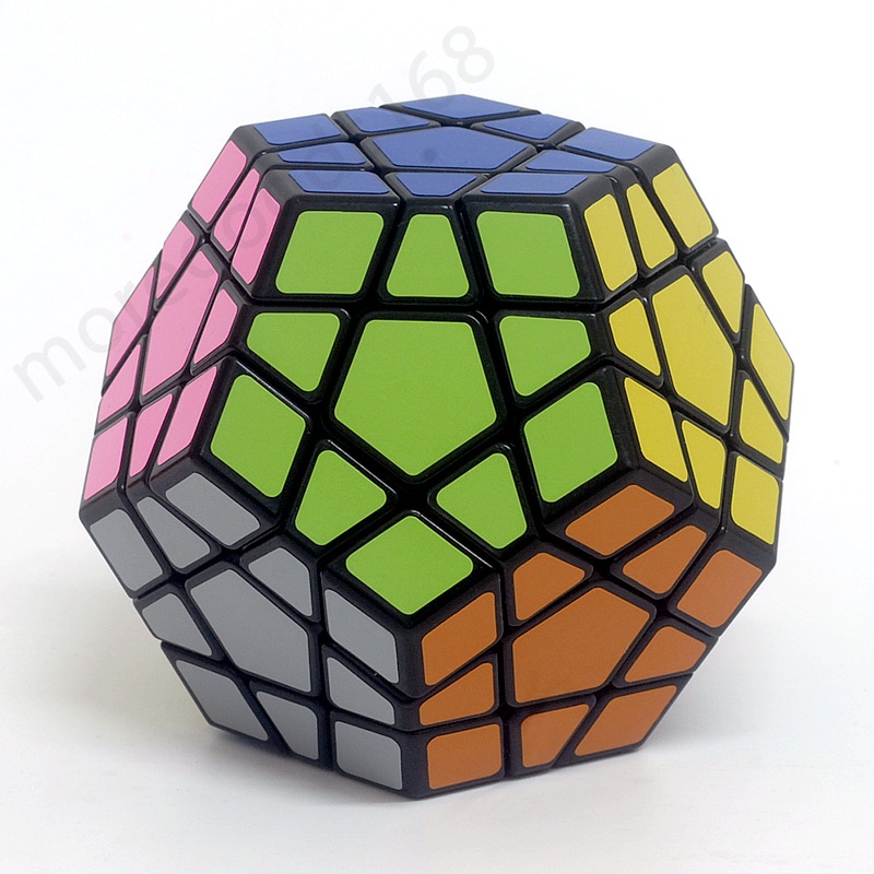 [Ready Stock] Colorful 3 layers 12 faces Magic Cube Speed Twist Puzzle ...