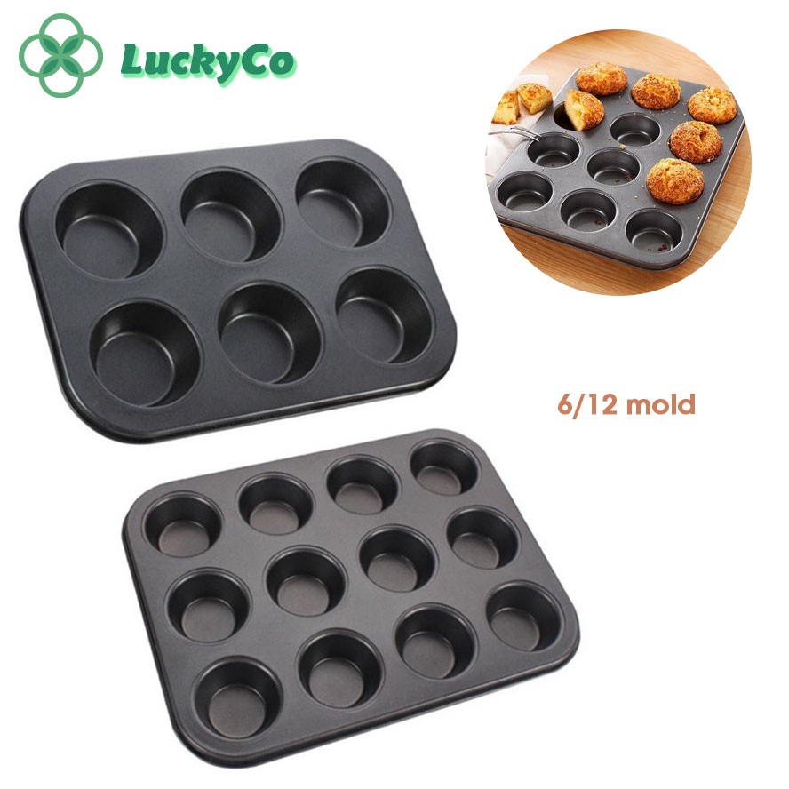 6/12 mold Nonstick 3Oz Muffin Pan Cupcake Molder Baking molder Muffin ...