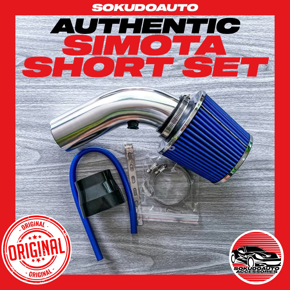 (SIMOTA SHORT SET) Original Simota Air Filter + Racing Air Intake Pipe ...
