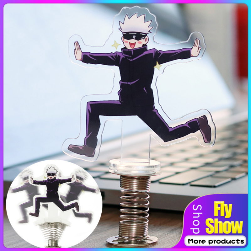 2021 Jujutsu Kaisen Gojo Satoru Funny Standing Figure Anime Desk ...