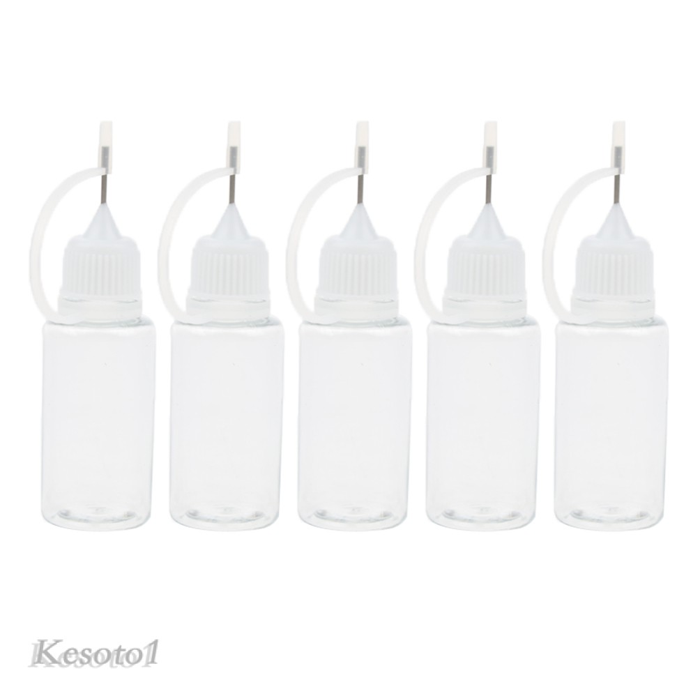[KESOTO1] 5Pcs Lab Bottle Tip Empty Dropper Liquid Bottle 15ml | Shopee ...